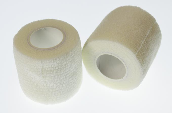 Waterproof White Medical Bandage Tape Roll Self Adhesive High Elasticity