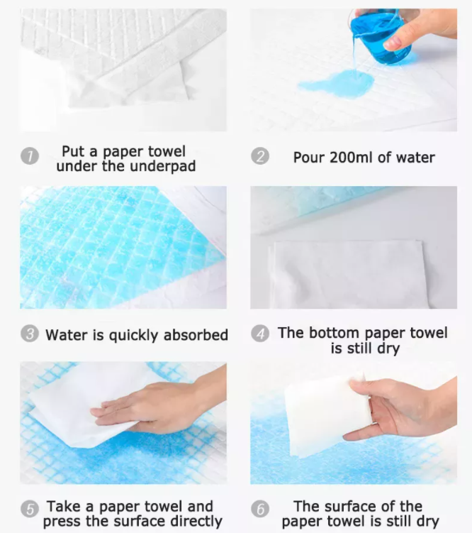 Waterproof Disposable Cloth Baby Underpad Custom Grade Brand